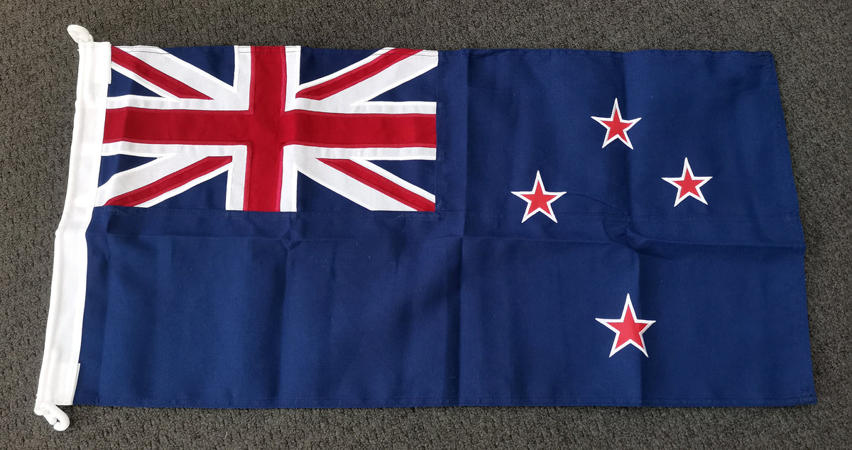 Flag NZ Blue Ensign Sewn Land Flag – Boat NZ