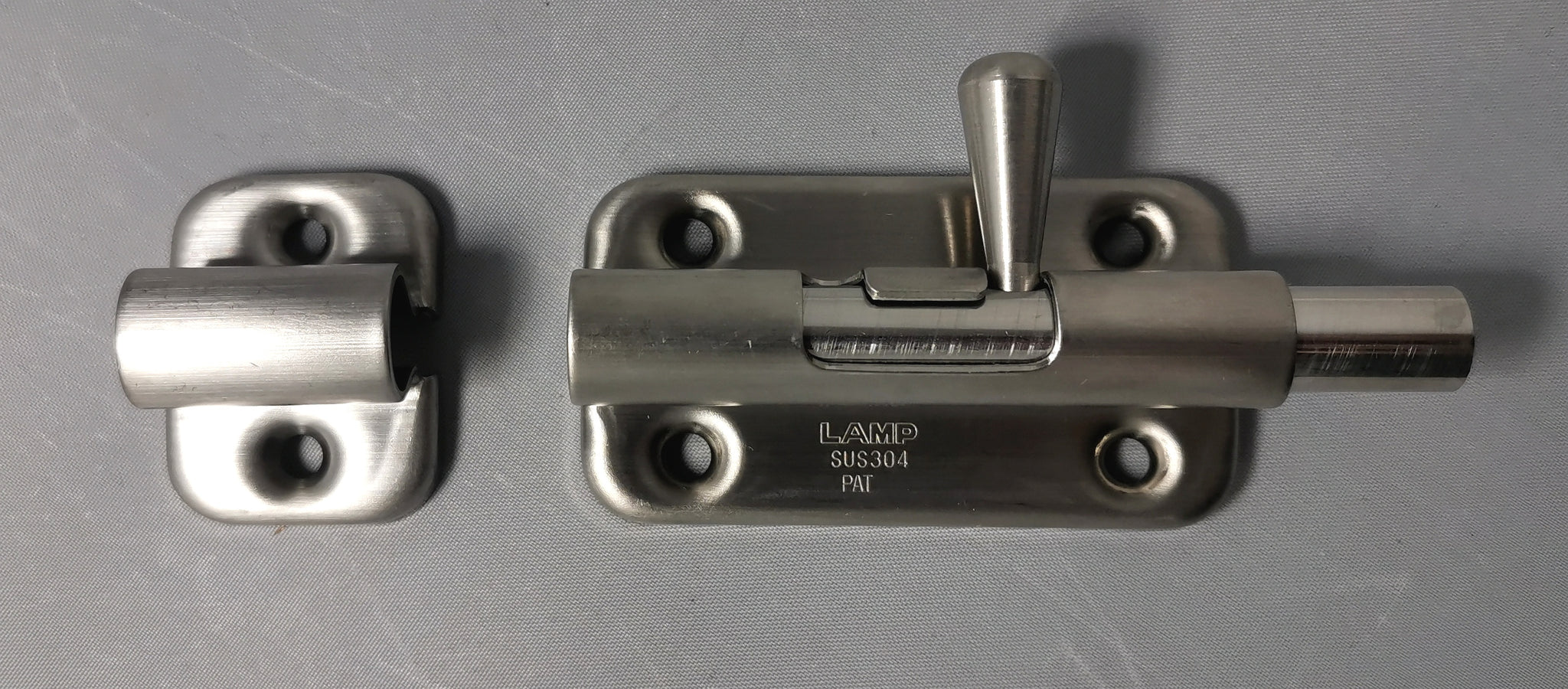 Spring Loaded Barrel Bolt Style Latch - S/S – Boat NZ