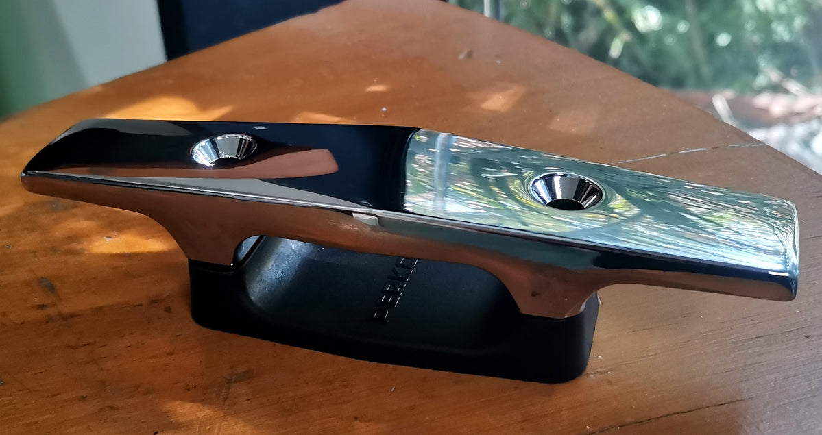 Open Base Cleat Chrome 6" – Boat NZ