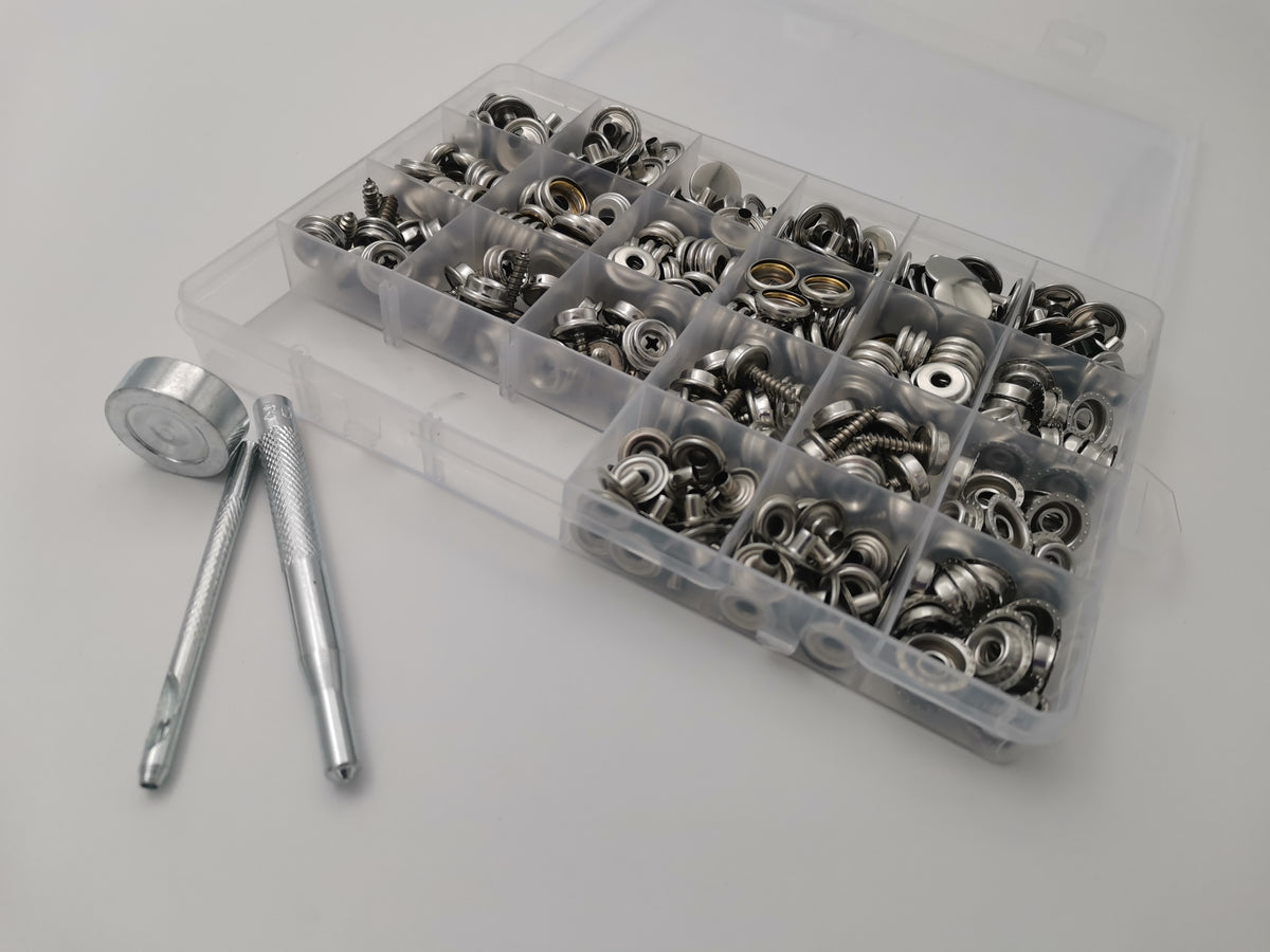 Canopy Dome Fasteners Stainless Steel Kit – Boat NZ