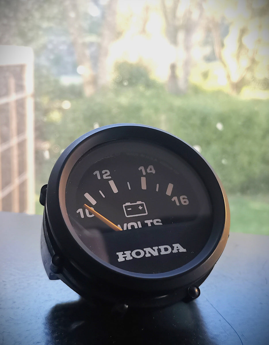 Honda Volt Meter Guage 12v , Non Honda marked avail in 24v also – Boat NZ