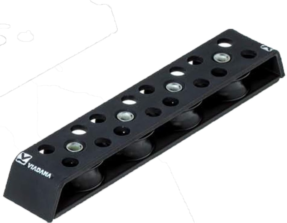 Deck Lead Turn Box – Flat mount Quad – Boat NZ