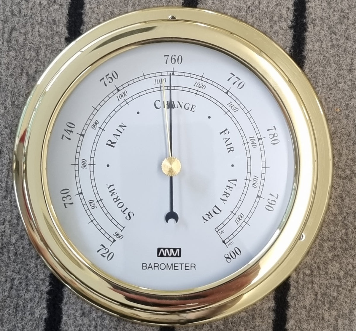 Barometer 120mm Polished Brass – Boat NZ